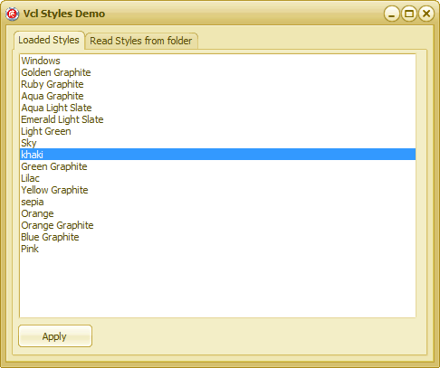 Exploring Delphi XE2 – VCL Styles Part I | The Road to Delphi